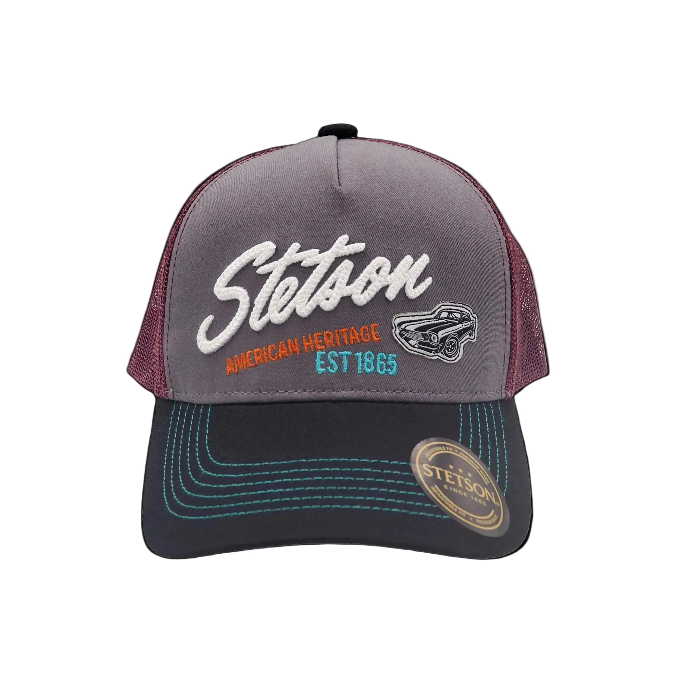 Stetson | American Muscle Trucker Cap | Maroon