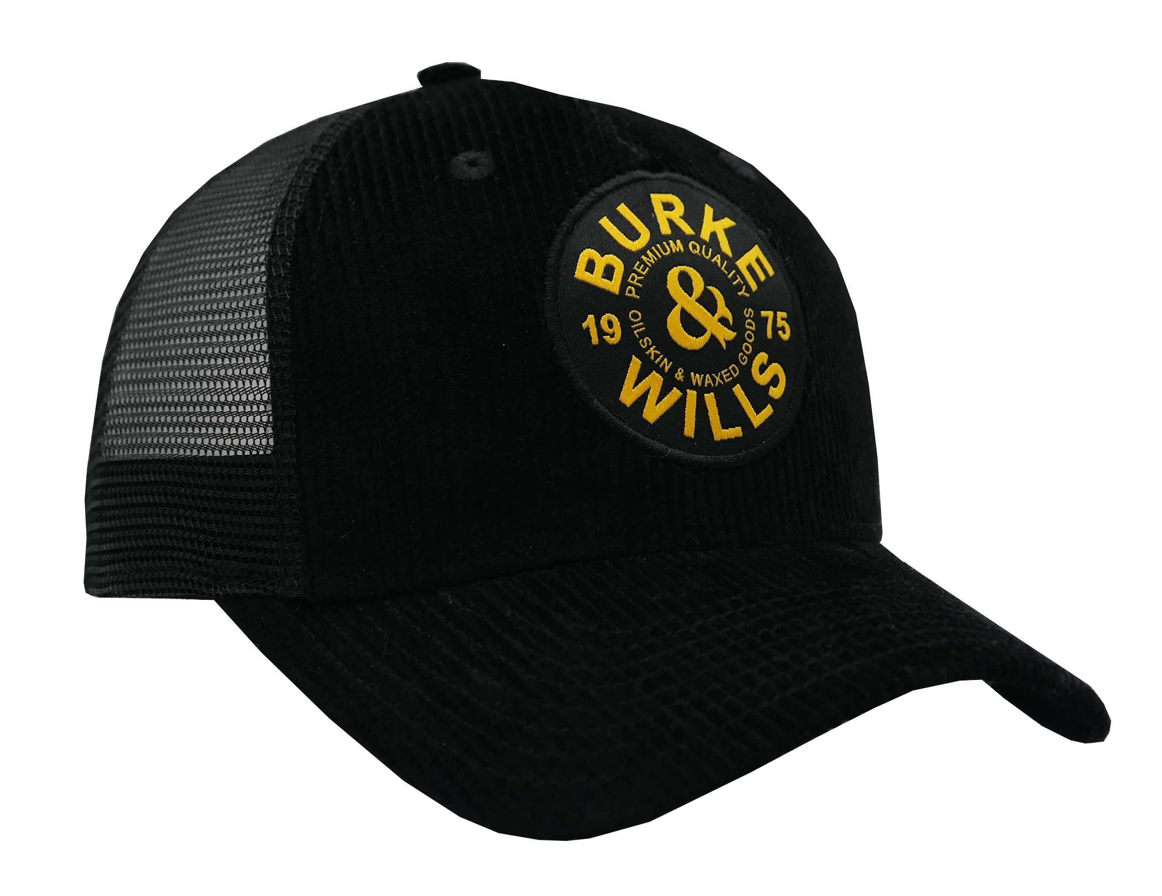 Burke & Wills | Charlie Trucker Cap | Black