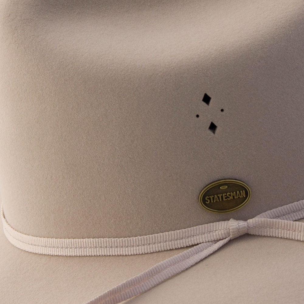 Statesman Hats | Serpentine Beaver In Cream Colour